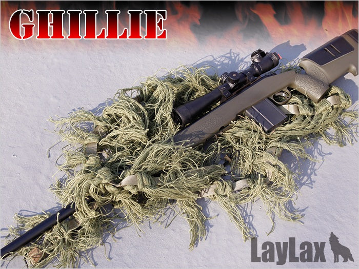 【販売価格¥3,962】【新品即納】LayLax(ライラクス)ライフルギリー MIX(TAN50%/OD50%) ｜【エアガン・ミリタリー ...
